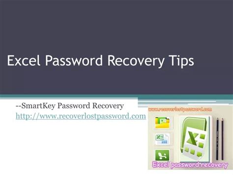 PPT Excel Password Recovery Tips PowerPoint Presentation Free Download ID 1200698