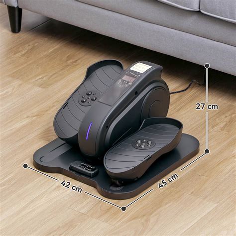 Under Desk Elliptical Machine Seated Pedal Exerciser Mini Elliptical