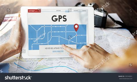 Gps Map Directions Navigation Location Stock Photo Shutterstock