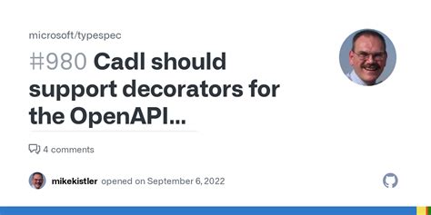 Cadl Should Support Decorators For The Openapi `ntact` And `infolicense` Fields · Issue