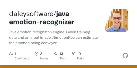 Github Daleysoftwarejava Emotion Recognizer Java Emotion Recognition Engine Given Training