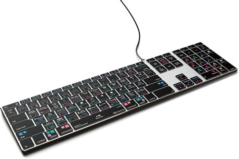 Davinci Resolve Backlit Pro Aluminum Keyboard Macos Us Color Coded Shortcuts Durable