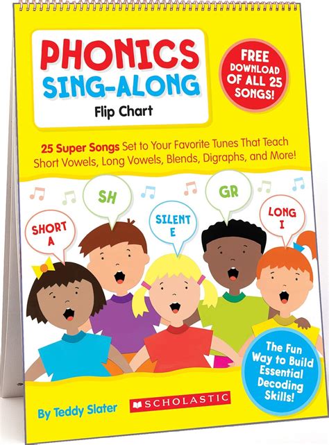 Phonics Sing Along Flip Chart And Cd 25 Super Songs Nepal Ubuy