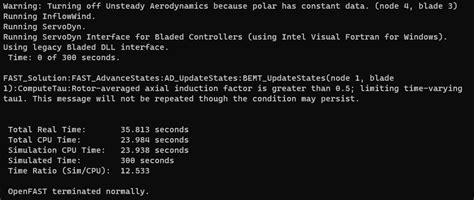 Difference Between FAST And OPENFAST Results Page Rotor Aerodynamics NREL Forum