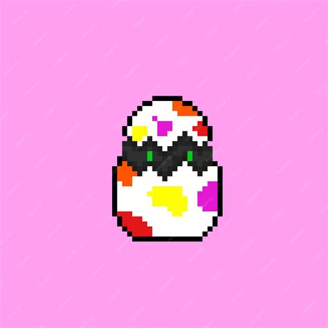Minecraft Egg Pixel Art