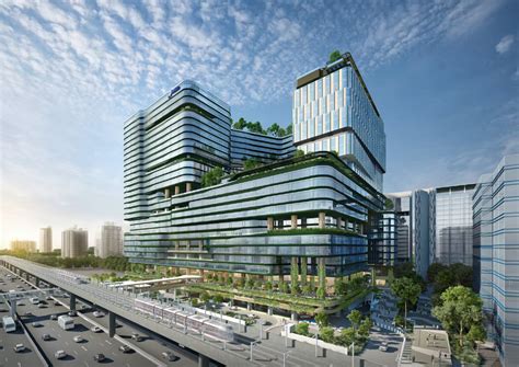 Nesco Centre Building Ii An Urban Campus Aedas Archinect เมือง