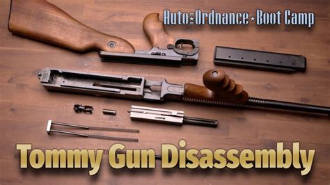 The Disassembly And Cleaning Guide For The Thompson Submachine Gun