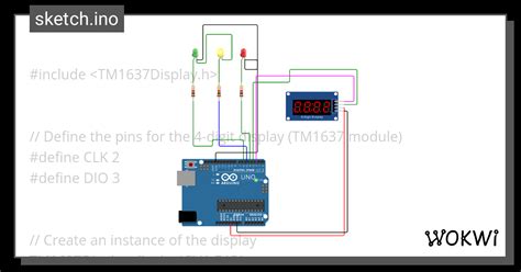 ไฟจราจร Copy Wokwi Esp32 Stm32 Arduino Simulator