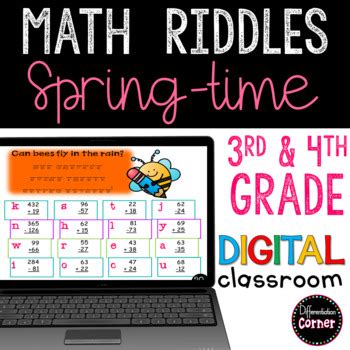 Spring Math Google Classroom Slides Math Review Rd Th Grade TPT