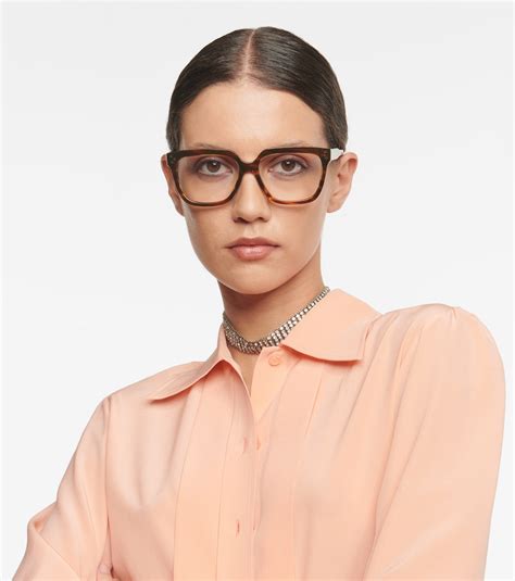 Square Glasses In Brown Celine Eyewear Mytheresa