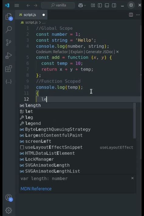 👉js scopes javascript scope explained global function and block