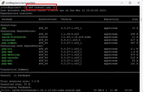 การติดตั้ง Php 8 บน Alma Linux Sysadmin Knowledge