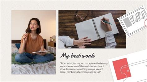 Letter Style Portfolio Presentation