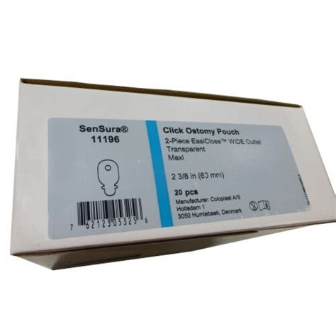 Sensura Click Wide Drainable 115 L 2pc System Ostomy Pouch 60 Mm
