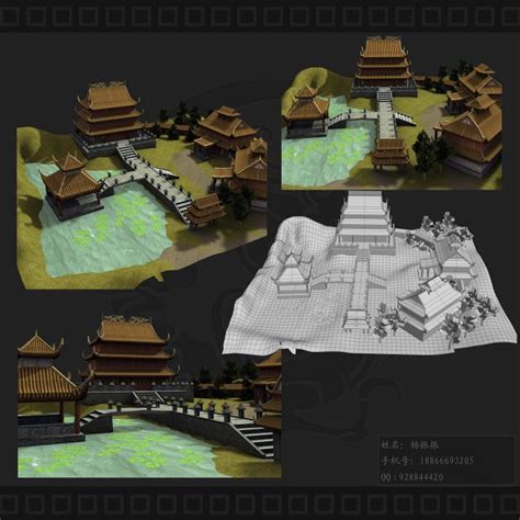 游戏场景建模 求职 CG模型网