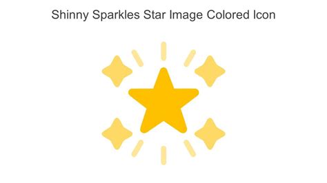 Shinny Sparkles Star Image Colored Icon In Powerpoint Pptx Png And Editable Eps Format PPT Slide