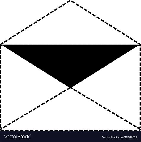 Opened Envelope Icon Royalty Free Vector Image