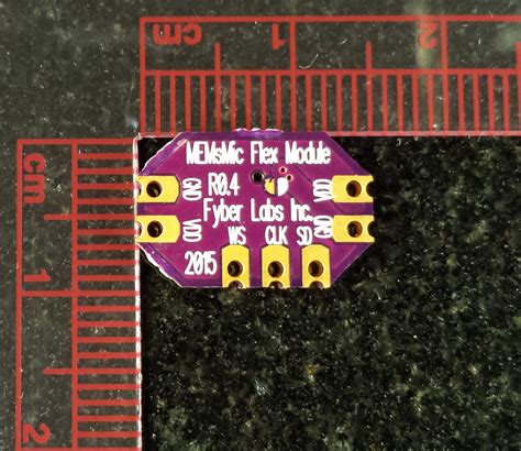 Mems Microphone Flex Module From Fyberlabs On Tindie