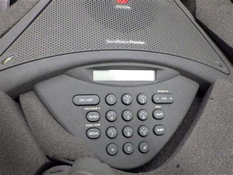 Polycom Soundstation Premier Includes Power Supplies 2 Satellite Microphones And Carrying