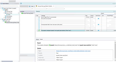8 analyze test results testcomplete documentation