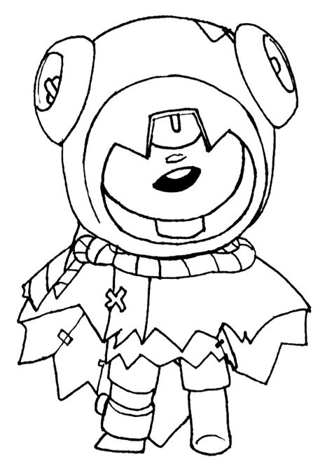 Trick Or Treat Leon Coloring Pages Brawl Stars Coloring