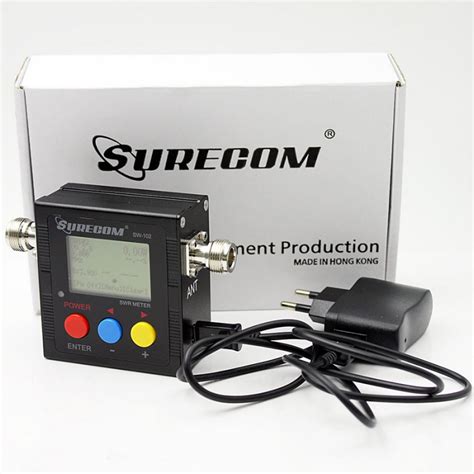 Surecom Sw 102 Cyfrowy Reflektometr Miernik Mocy Częstotliwości Ze Złączem N