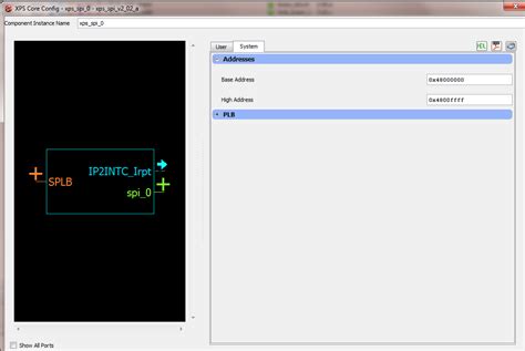 展翅高飛吧 Xilinx Xps Spi Ipcore Test