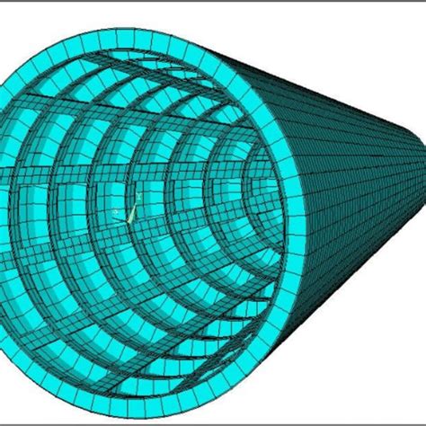 Geometry Model Constructed By ANSYS Download Scientific Diagram