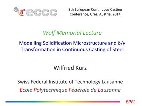 pdf modelling solidification microstructure in continuous casting of