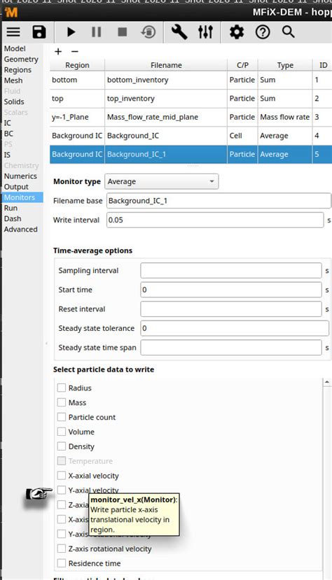 How To Get Solution Data Of Solid In Dem Simulation How To Netl