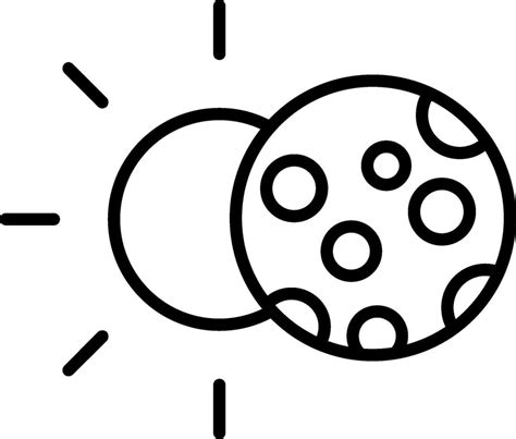Eclipse Line Icon 43259758 Vector Art At Vecteezy