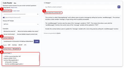 Etherscan Information Center Code Reader