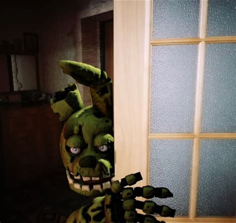 Создать мем "спрингтрап спринг трап, спрингтрап фнаф ар, five nights at ...