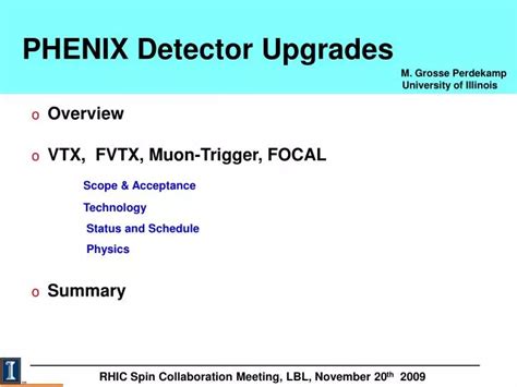 Ppt Upgrades To The Phenix Detector Enhancing Spin Physics At Rhic