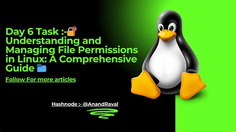 Day 6 Task 🔐 Understanding And Managing File Permissions In Linux A