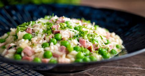 Pea And Ham Risotto With Goats Cheese Krumpli Pea And Ham Risotto With Goats Cheese Krumpli