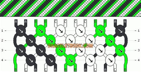 Candy Stripe Pattern Friendship Bracelet Patterns Friendship Bracelets Bracelet Patterns