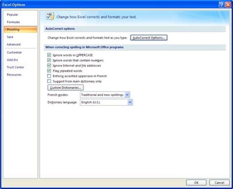 Microsoft Excel Proofing Option 21 Download Scientific Diagram