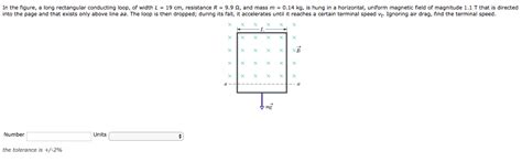 Solved In The Figure A Long Rectangular Conducting Loop Of