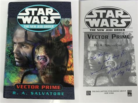 Signed First Edition 1999 Hardcover Book Star Wars The New Jedi Order