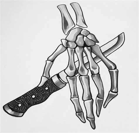 Skeleton Hand Drawing 30 Easy Ideas