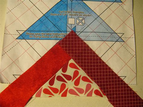 Braid Tutorial Using Sew And Fold Paper Triangles On A Roll