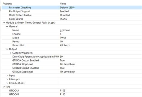 Pwm Using Timer 4 Forum Ra Mcu Renesas Engineering Community