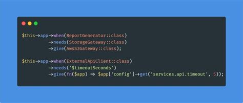 Contextual Binding Lets You Tell Laravel Exactly Which Implementation Or Even Which Value To