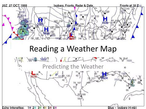 Reading A Weather Map Slideshare PPTX