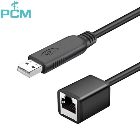 Ftdi Ft232 Chip Usb To Rs232 Serial To Rj45 Cat5 Female Console Cable
