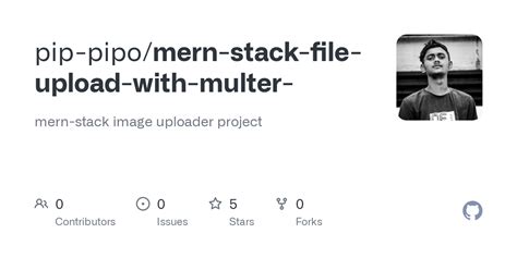 Github Pip Pipomern Stack File Upload With Multer Mern Stack Image