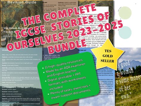 Caie Igcse 2025 Stories Of Ourselves Bundle Digital Printable Guides Ppt Worksheets