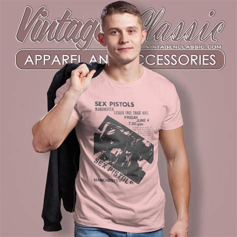 Sex Pistols Manchester Flyer Shirt Vintagenclassic Tee