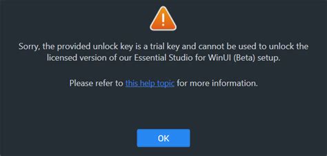 Installation Errors Of Essential Studio WinUI Syncfusion